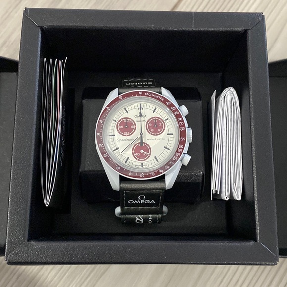 Swatch | Accessories | Mission To Pluto Bioceramic Moonswatch Watch ...